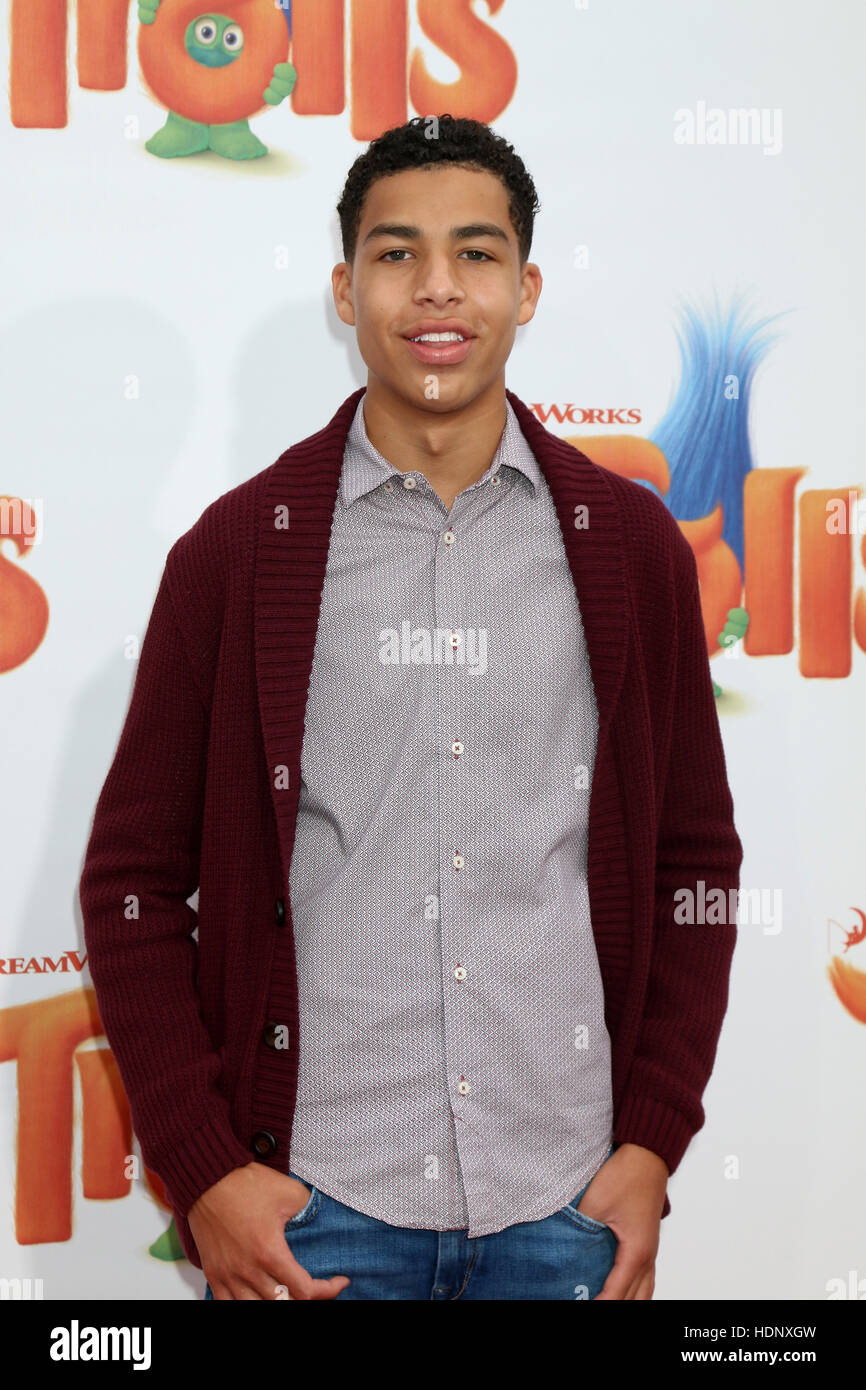 Trolls Premiere at the Village Theatre - Arrivals Featuring: Marcus ...