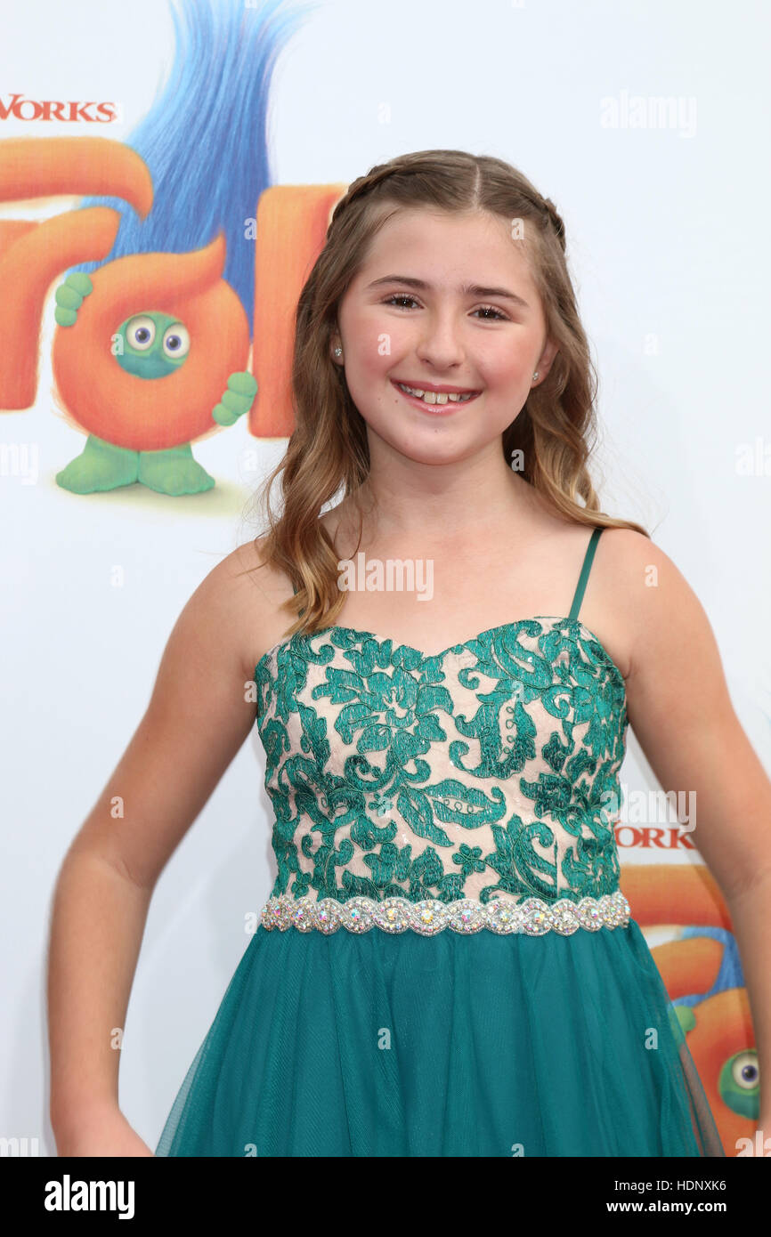 Trolls Premiere at the Village Theatre - Arrivals Featuring: Hadley ...