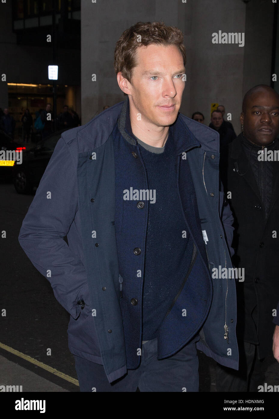 Benedict Cumberbatch pictured arriving at the BBC studios to promote ...