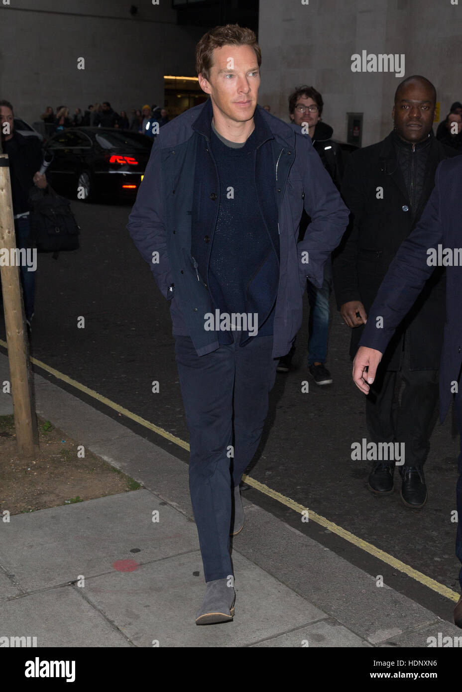 Benedict Cumberbatch pictured arriving at the BBC studios to promote ...
