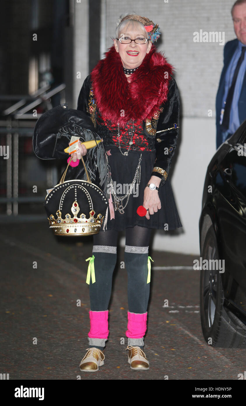 Sue Pollard outside ITV Studios Featuring: Sue Pollard Where: London ...