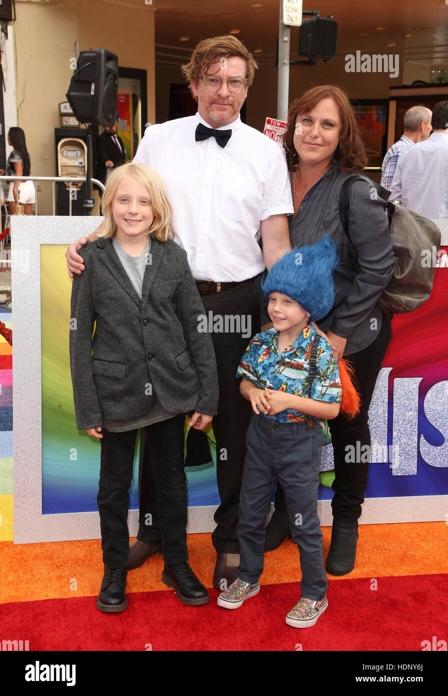 Premiere Of 20th Century Fox's "Trolls" Featuring: Rhys Darby, Family ...