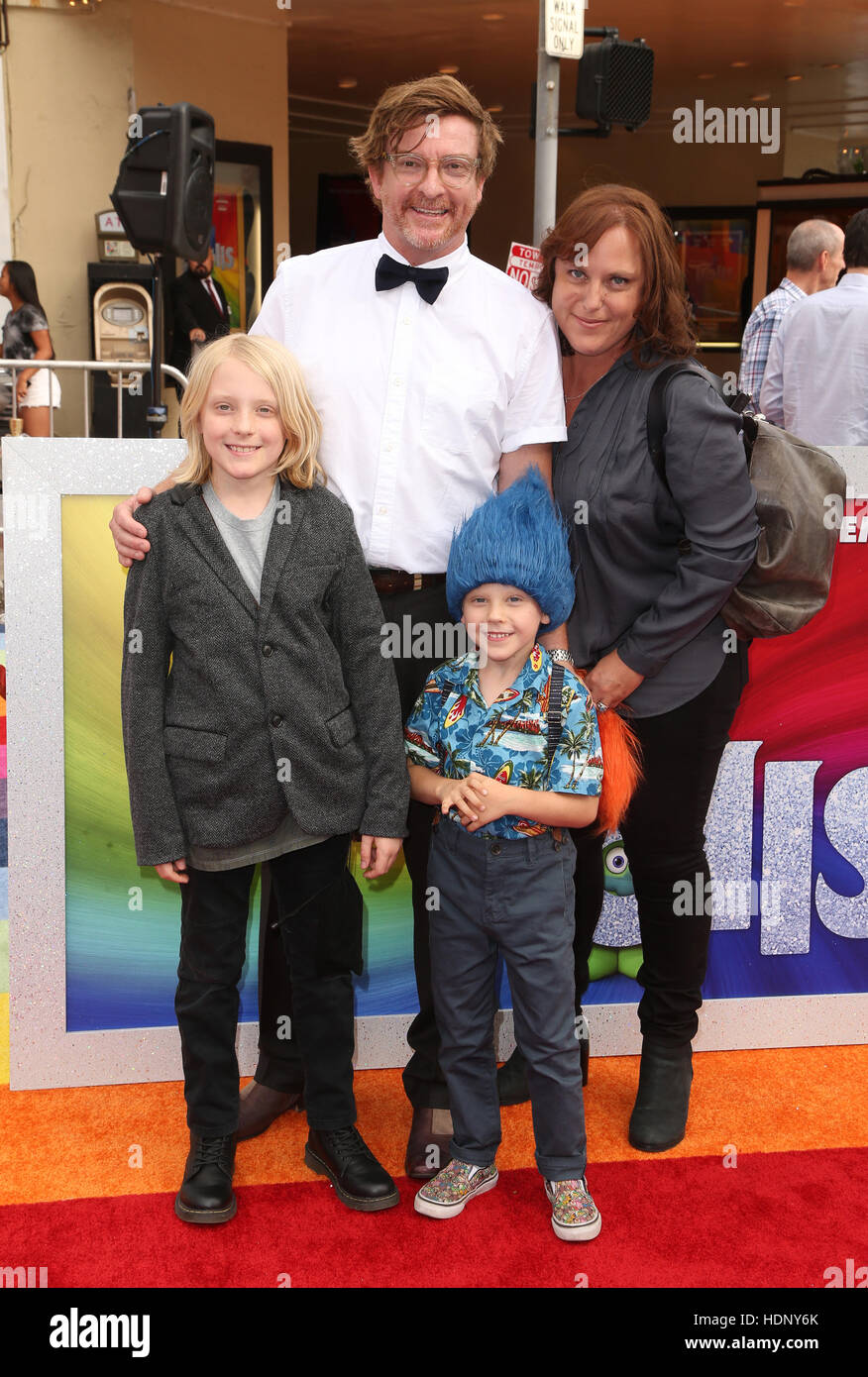 Premiere Of 20th Century Fox's "Trolls" Featuring: Rhys Darby, Family ...