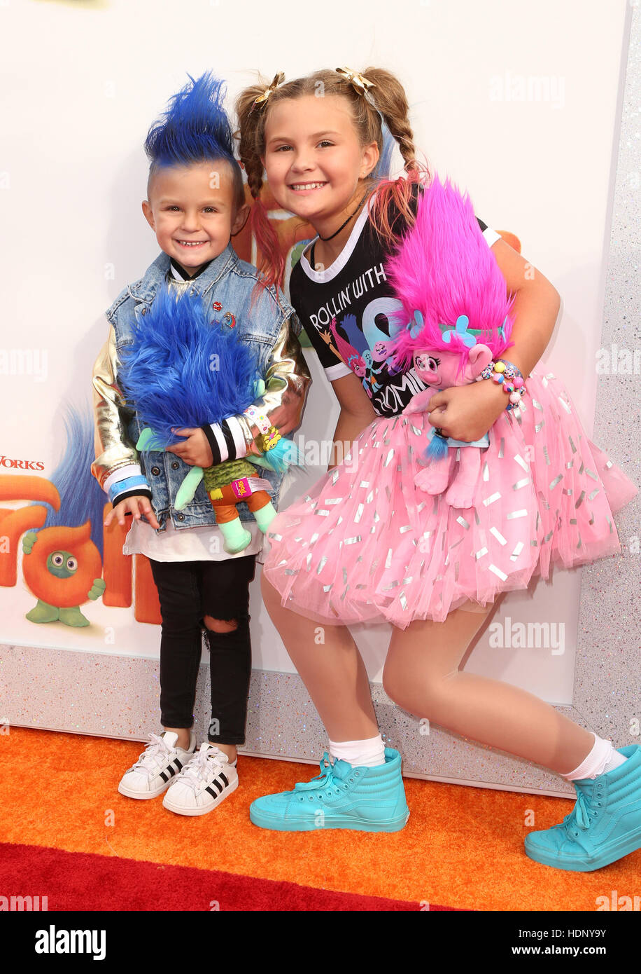 Premiere Of 20th Century Fox's 'Trolls' Featuring: Caspian Slyfox ...