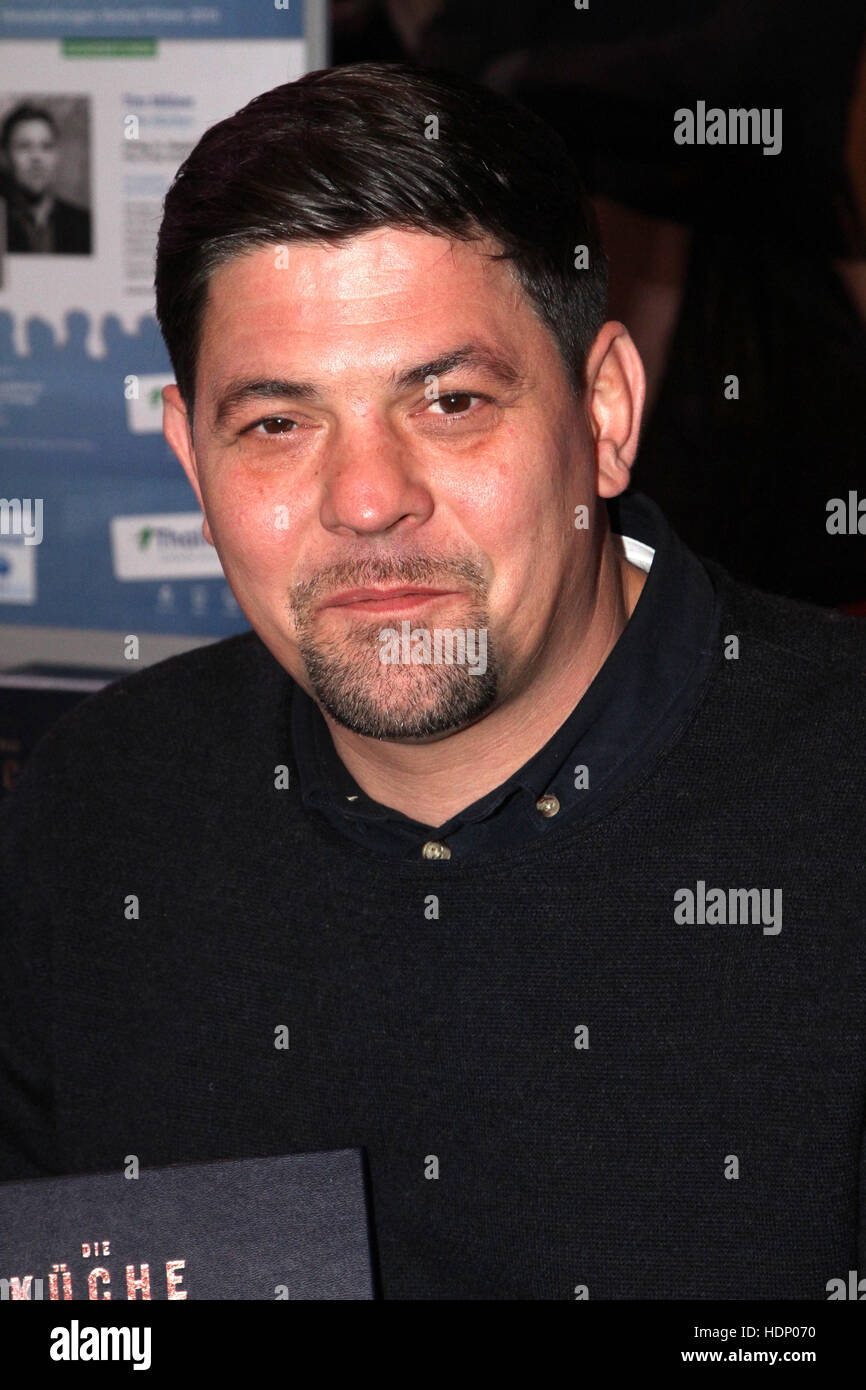 Tim Maelzer presenting his new book 'Die Küche' at Thalia Buchhandlung ...