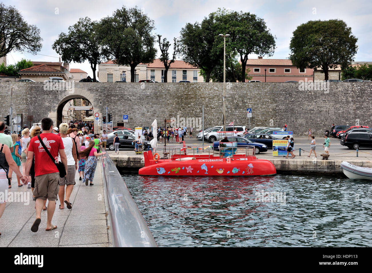 Zadar harbour wal hi-res stock photography and images - Alamy