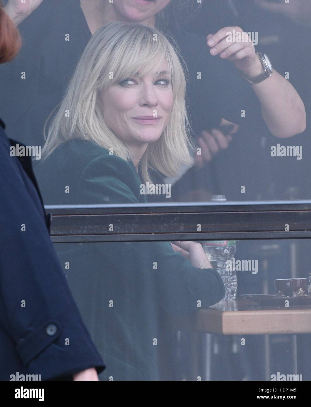 Sandra Bullock and Cate Blanchett on the set of 'Ocean's Eight ...