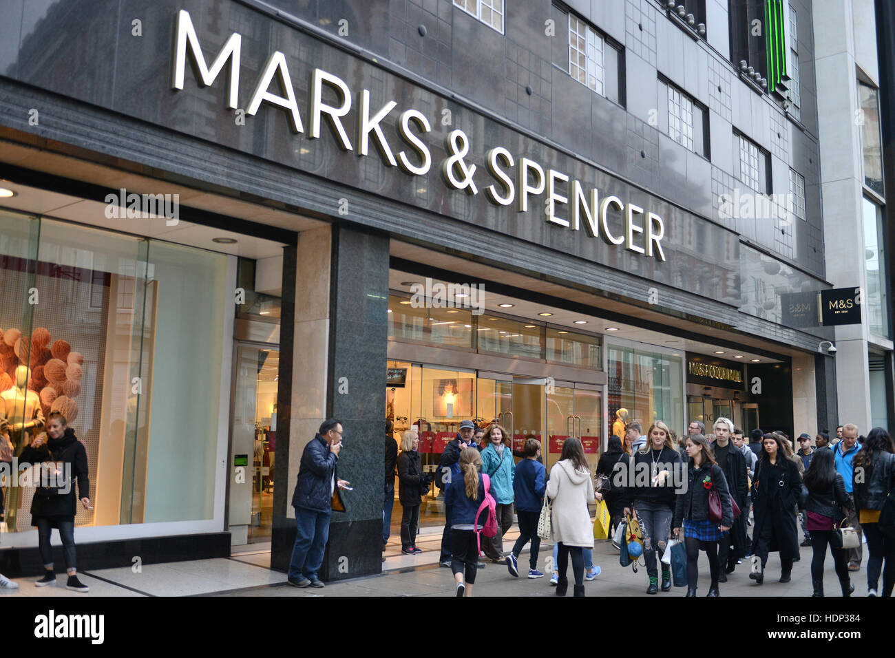 Marks and Spencer Oxford Street Featuring: Marks and Spencer Oxford Street Where: London, United ...