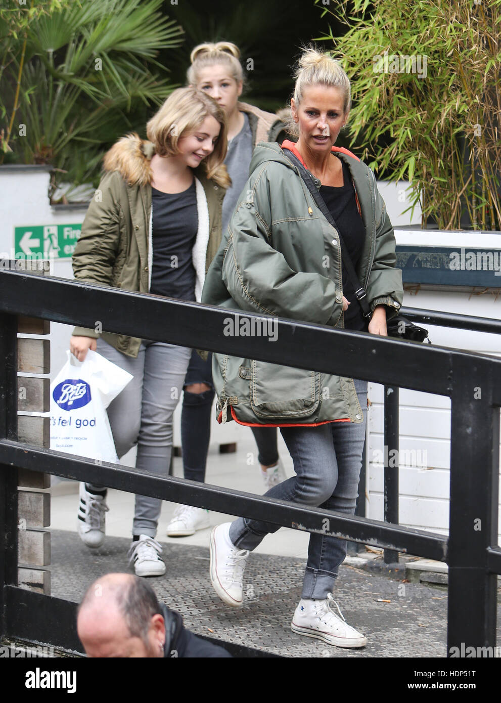 Ulrika Jonson and her daughters outside ITV Studios Featuring: Ulrika ...