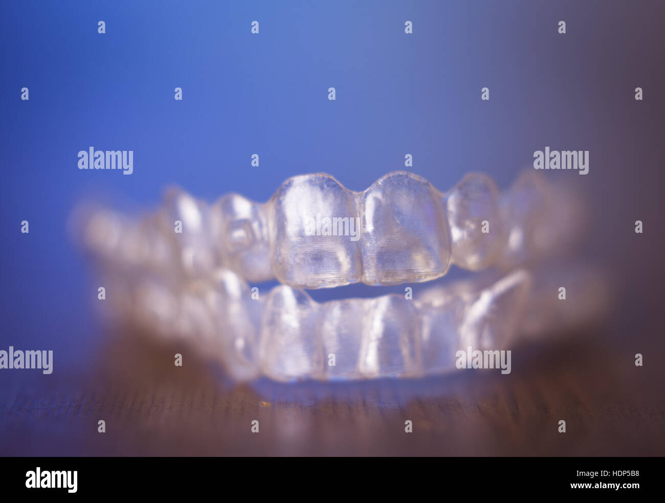 Transparent dental orthodontics for adults and children Stock Photo - Alamy
