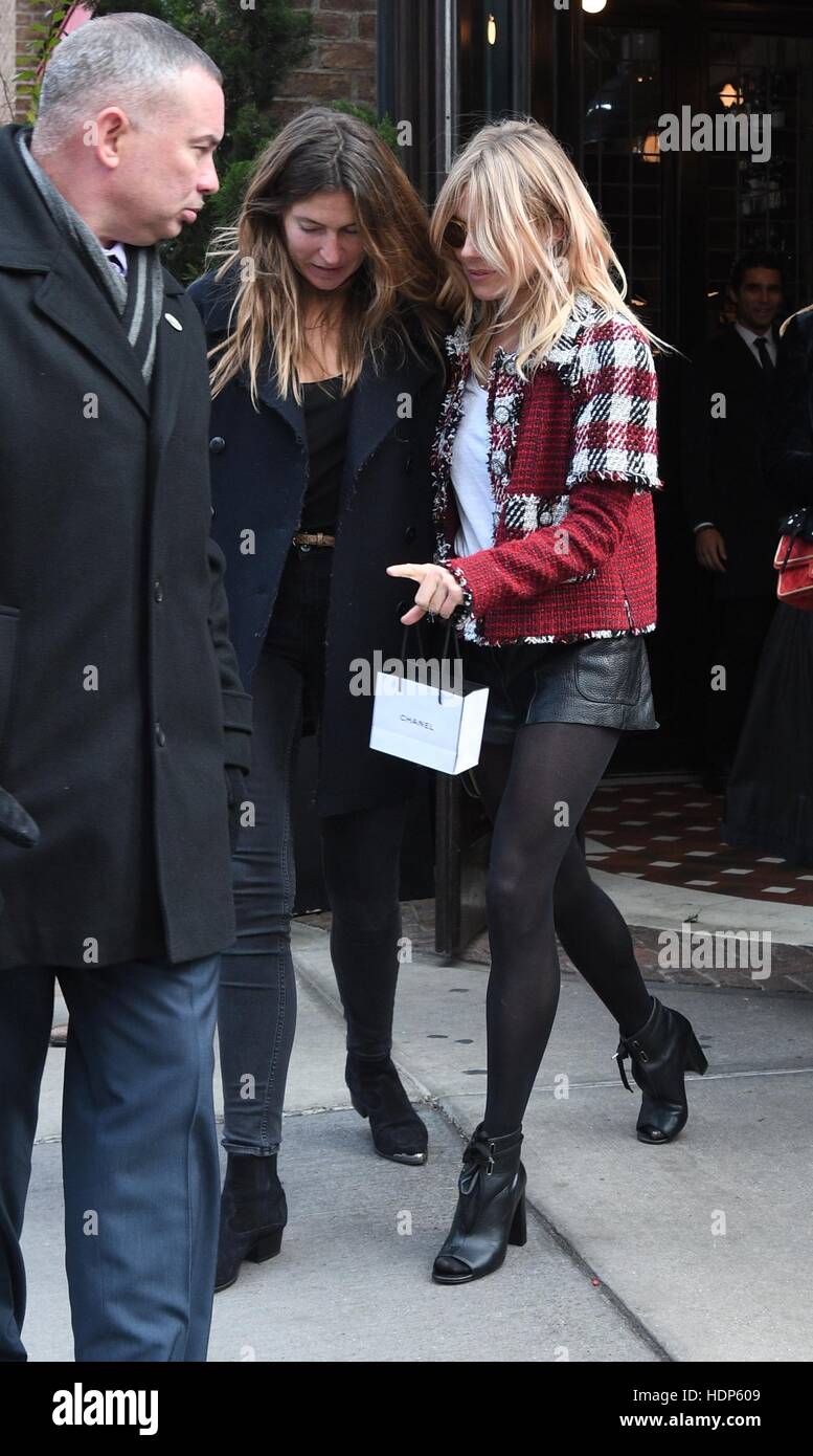 Sienna Miller leaving an event in New York Featuring: Sienna Miller ...