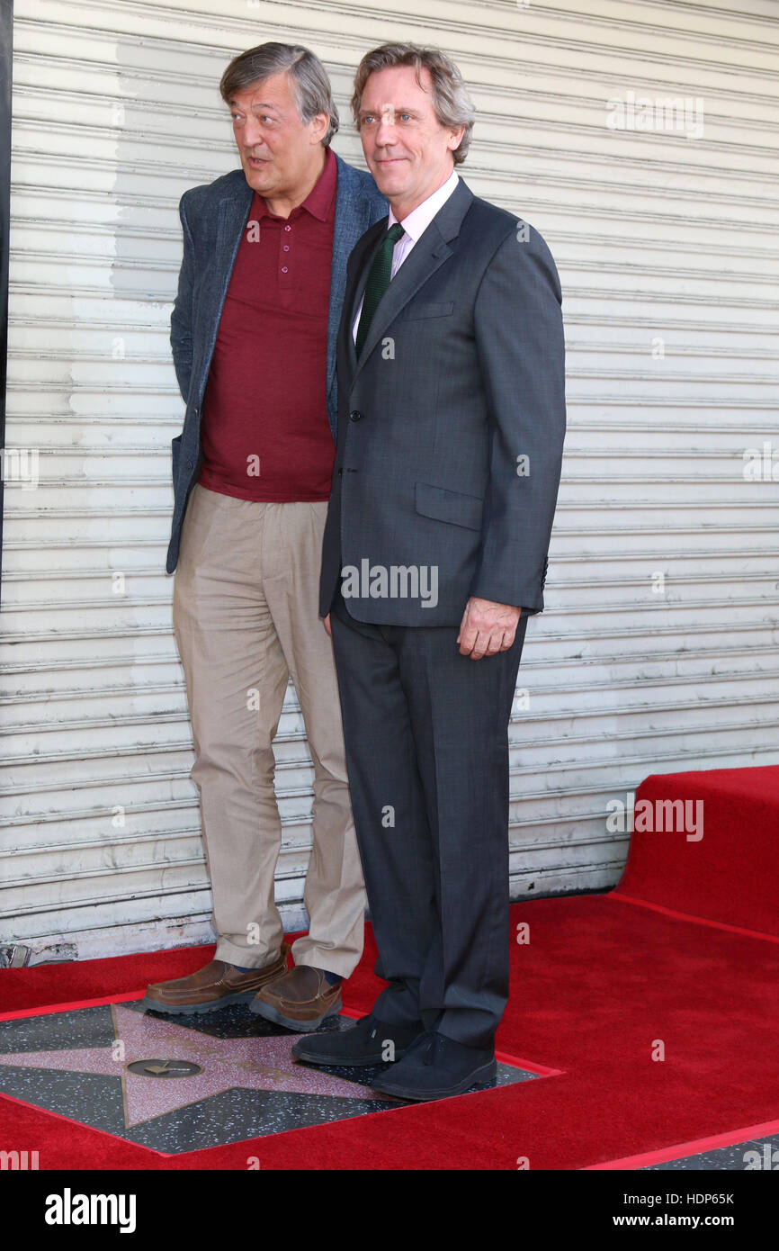 Hugh Laurie, Hollywood Walk of Fame Star Ceremony at the Hollywood Blvd ...