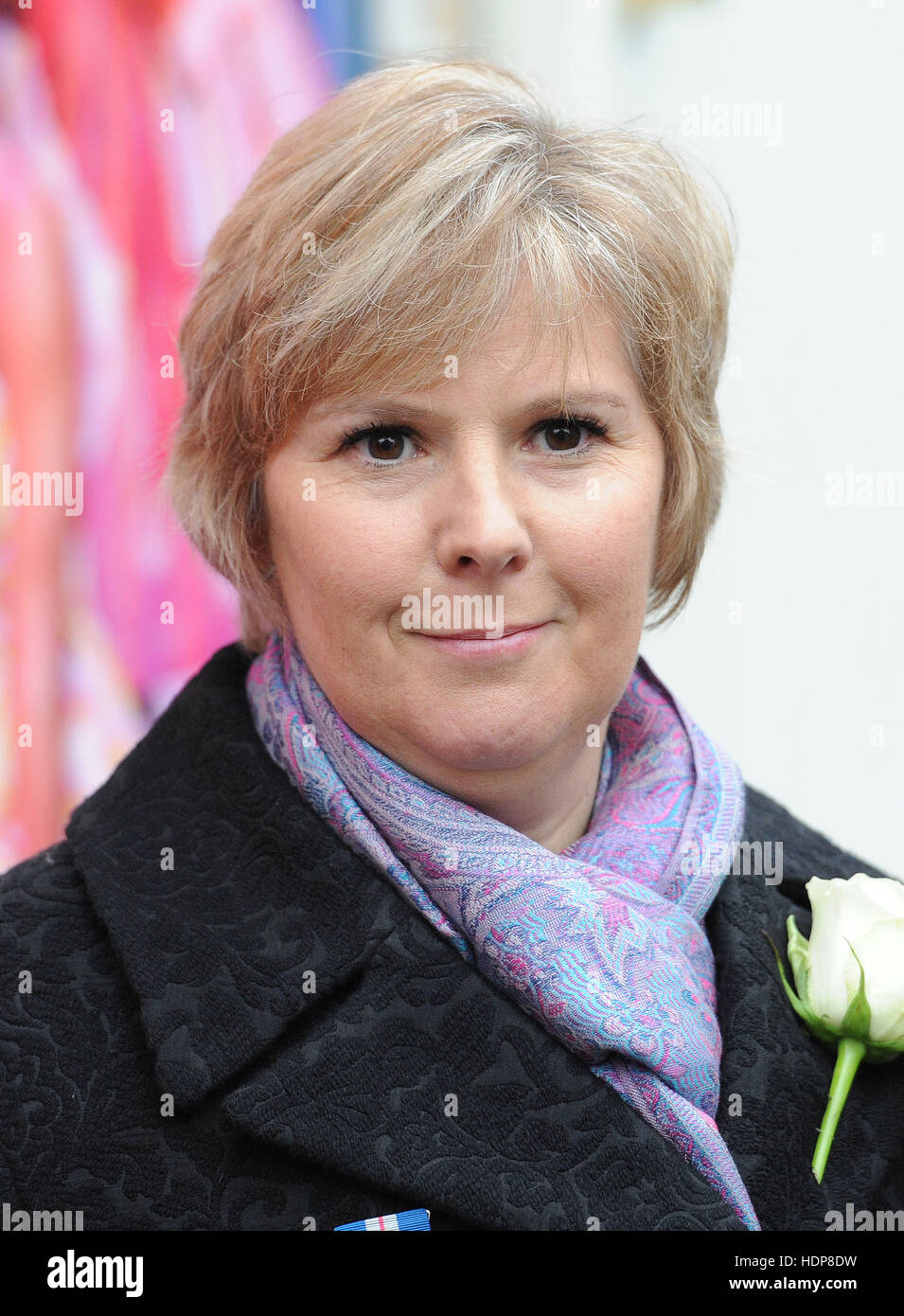 Victoria Morrison, the widow of Detective Constable Jim Morrison, who ...