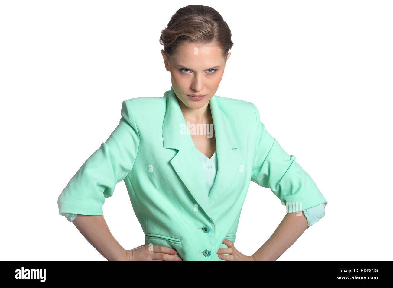 Angry young woman Stock Photo - Alamy