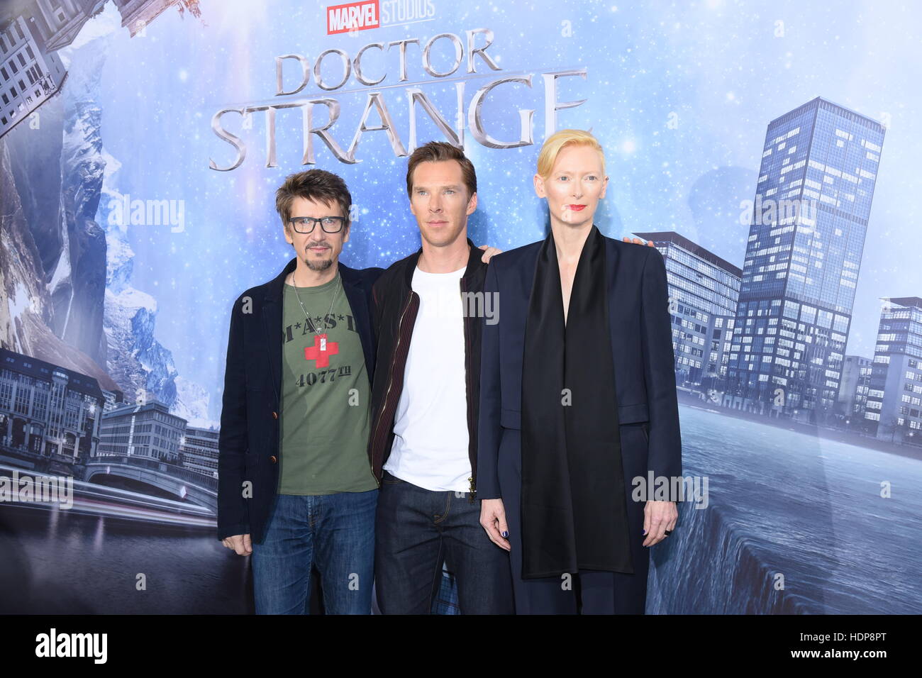 The cast of 'Doctor Strange' promoting their movie at Soho House Hotel ...