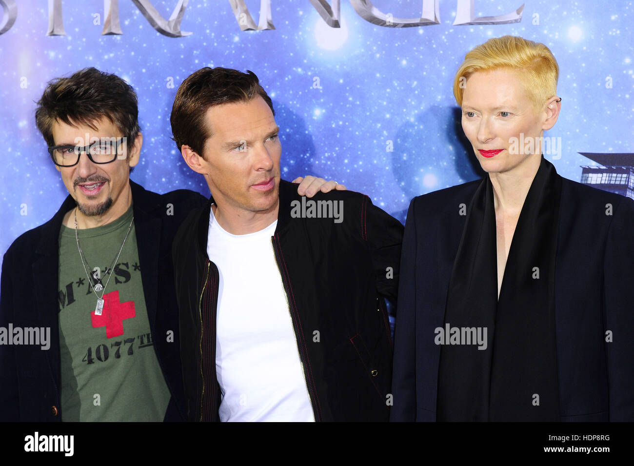 The cast of 'Doctor Strange' promoting their movie at Soho House Hotel ...