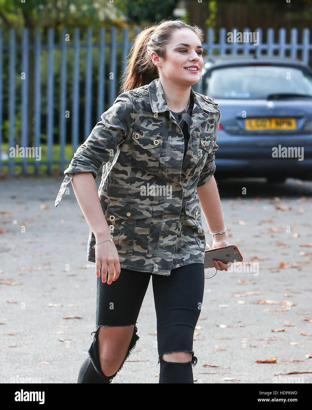 Sam Lavery arrives for rehearsals for this week's X Factor live show ...