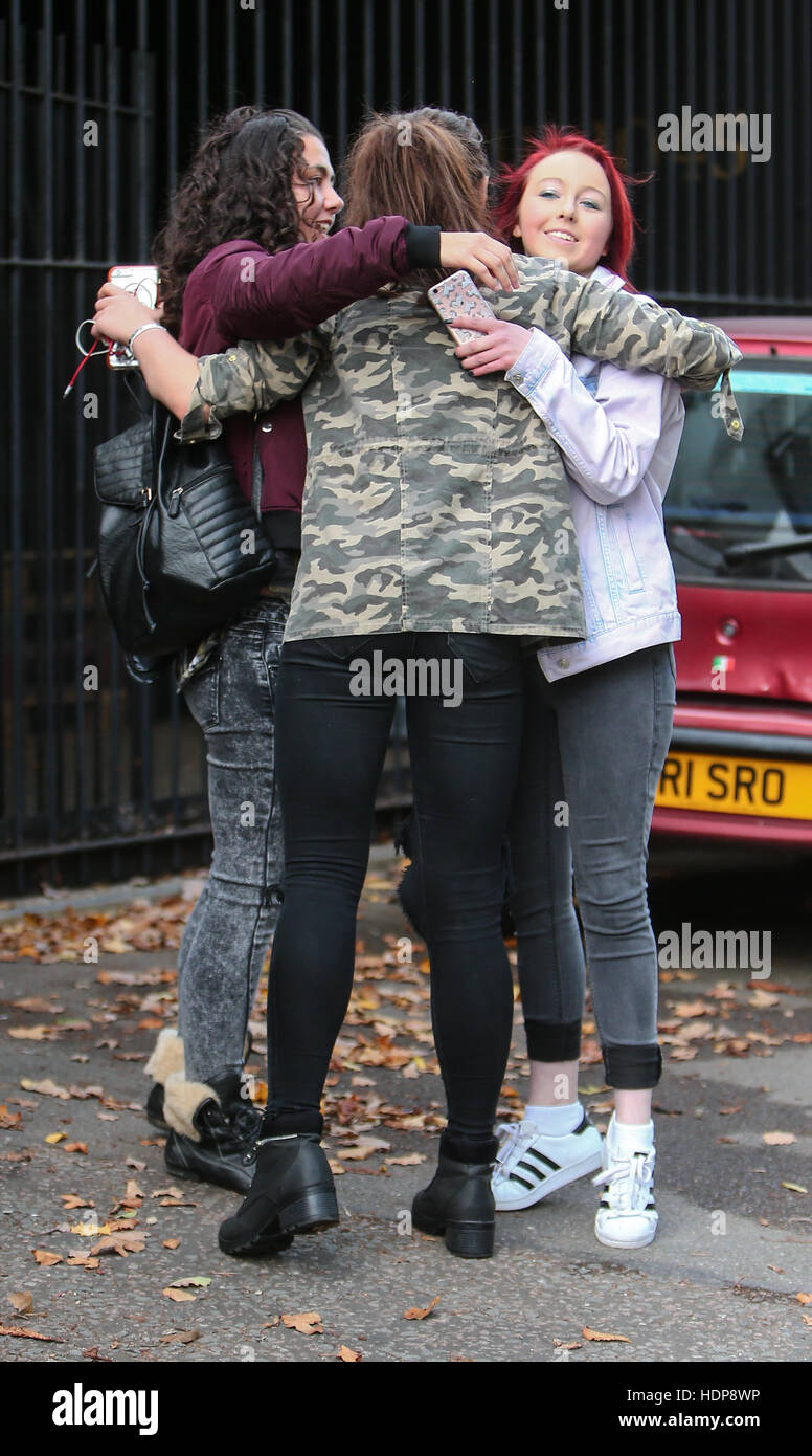 Sam Lavery arrives for rehearsals for this week's X Factor live show ...