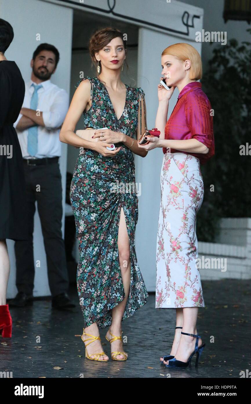 Celebrities seen attending the CFDA Vogue party Featuring: Angela ...