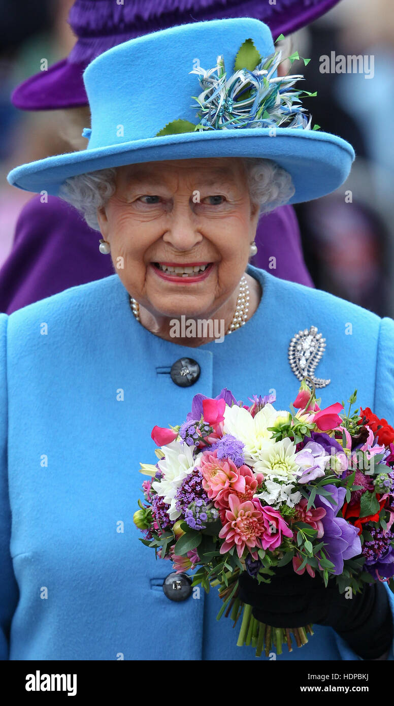 Queen elizabeth mother of the late queen elizabeth ii hi-res stock ...