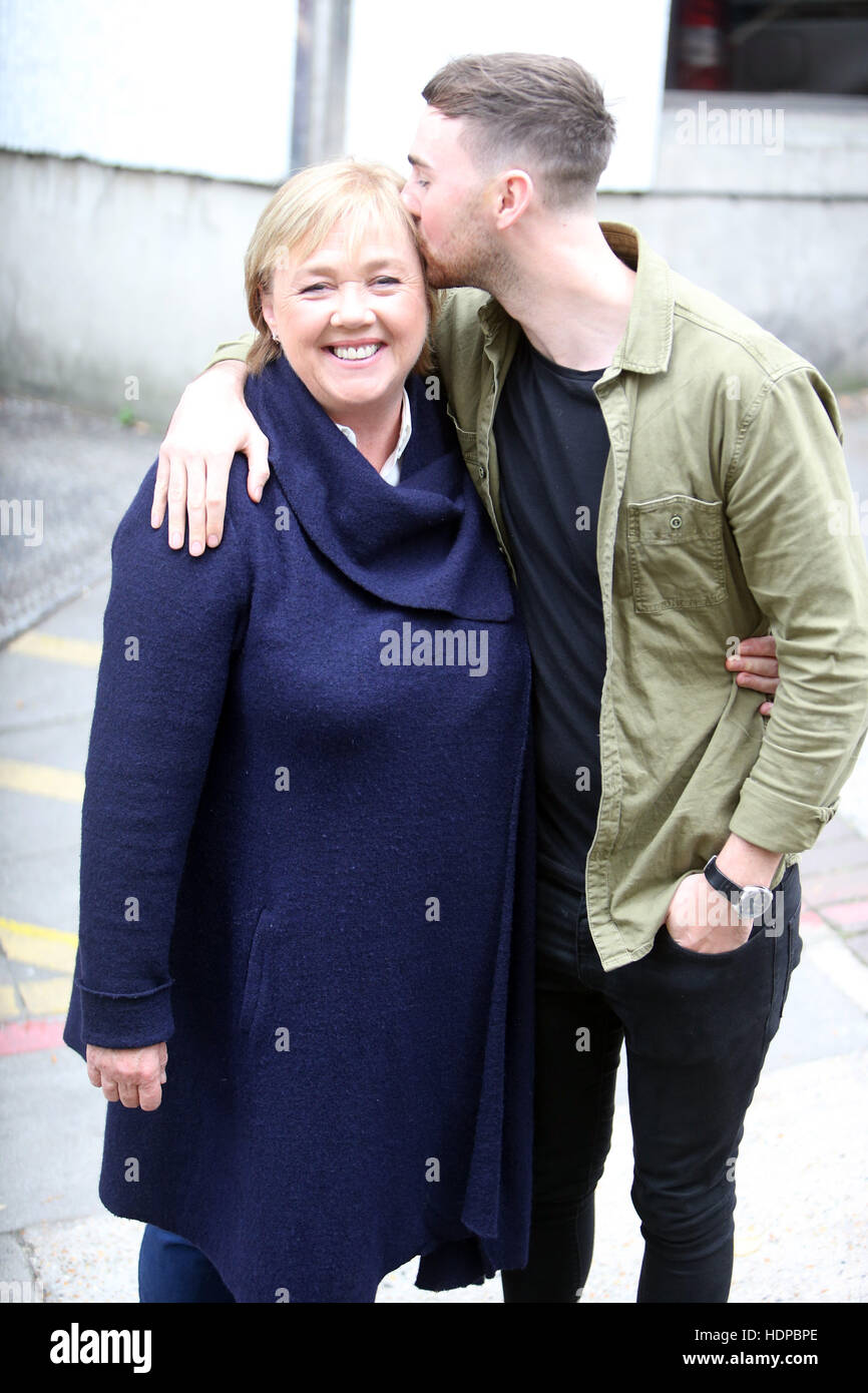 Pauline Quirke and her son Charlie outside ITV Studios Featuring ...