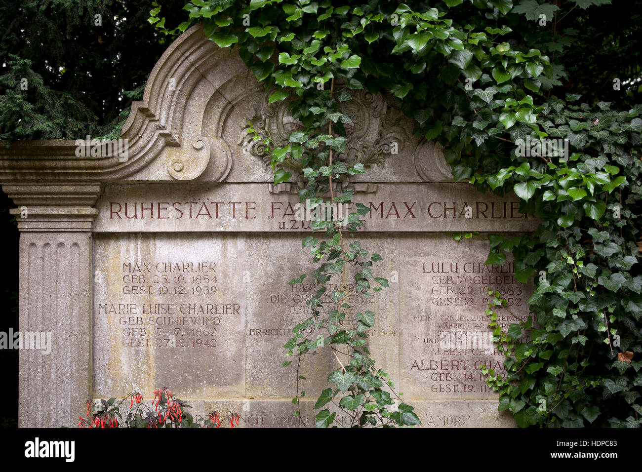 Europe, Germany, Cologne, old grave at the Melaten cemetery Stock Photo ...