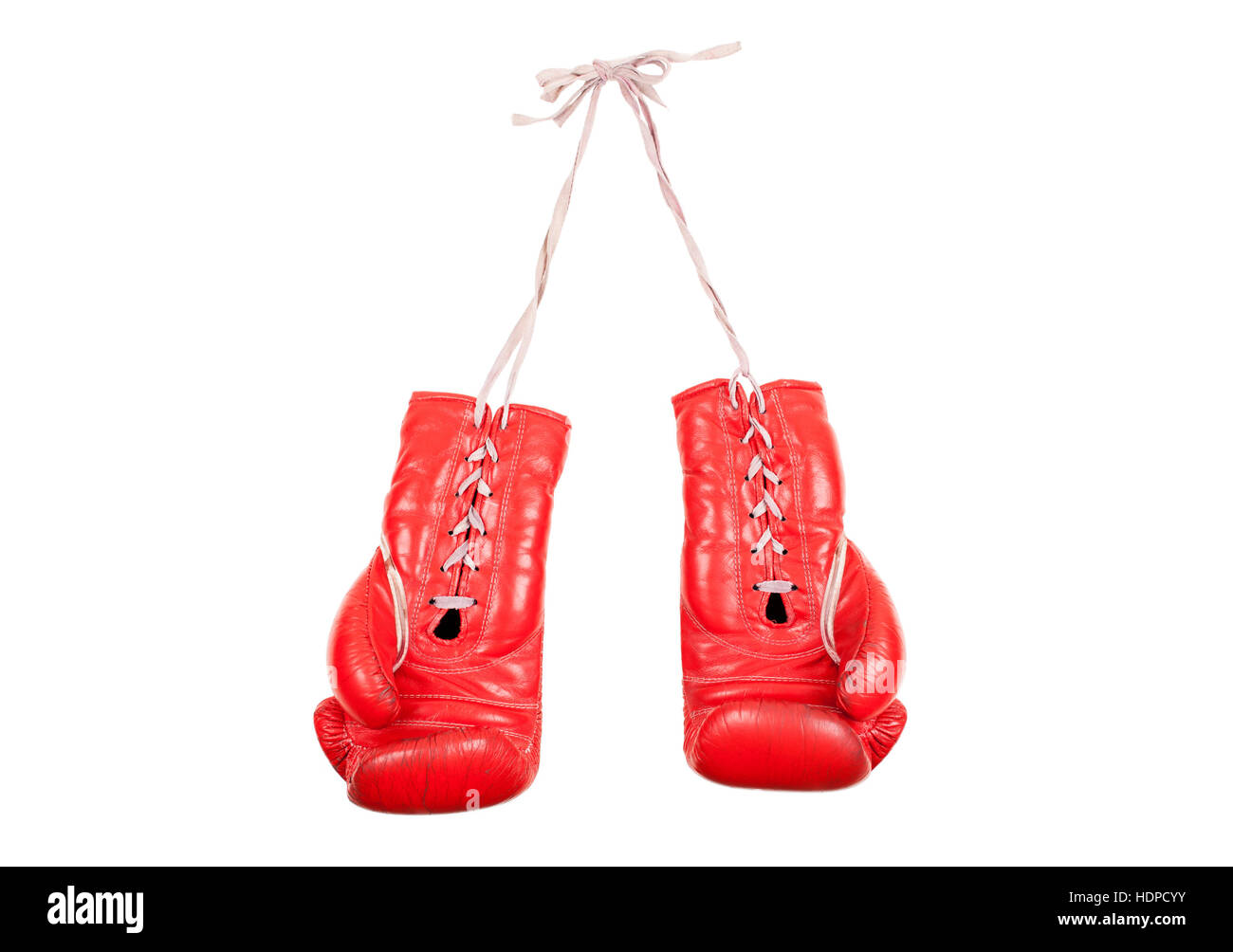 Old boxing gloves hi-res stock photography and images - Alamy