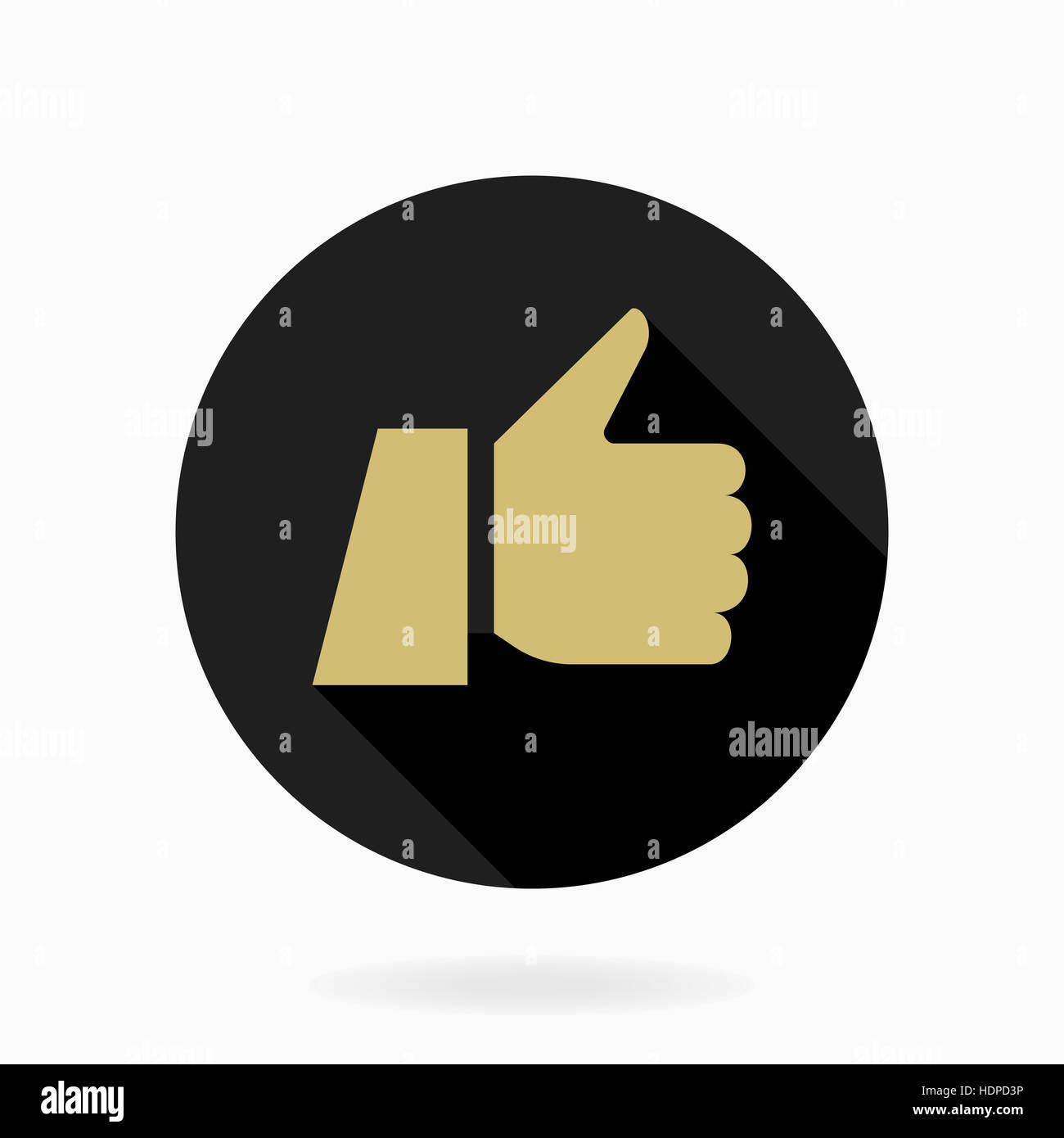 Thumb up icon black approval hi-res stock photography and images - Alamy