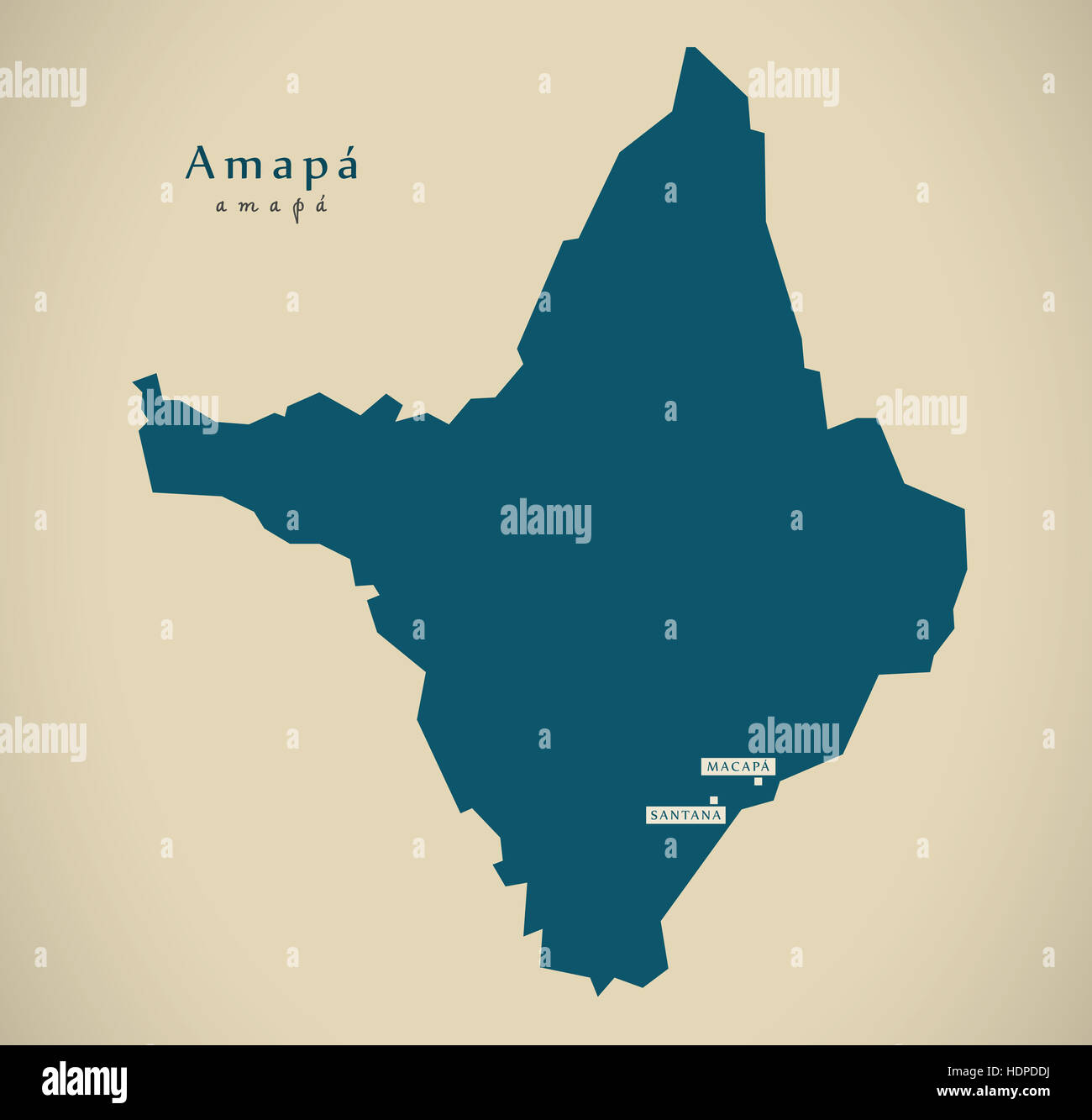 Map of amapa hi-res stock photography and images - Alamy