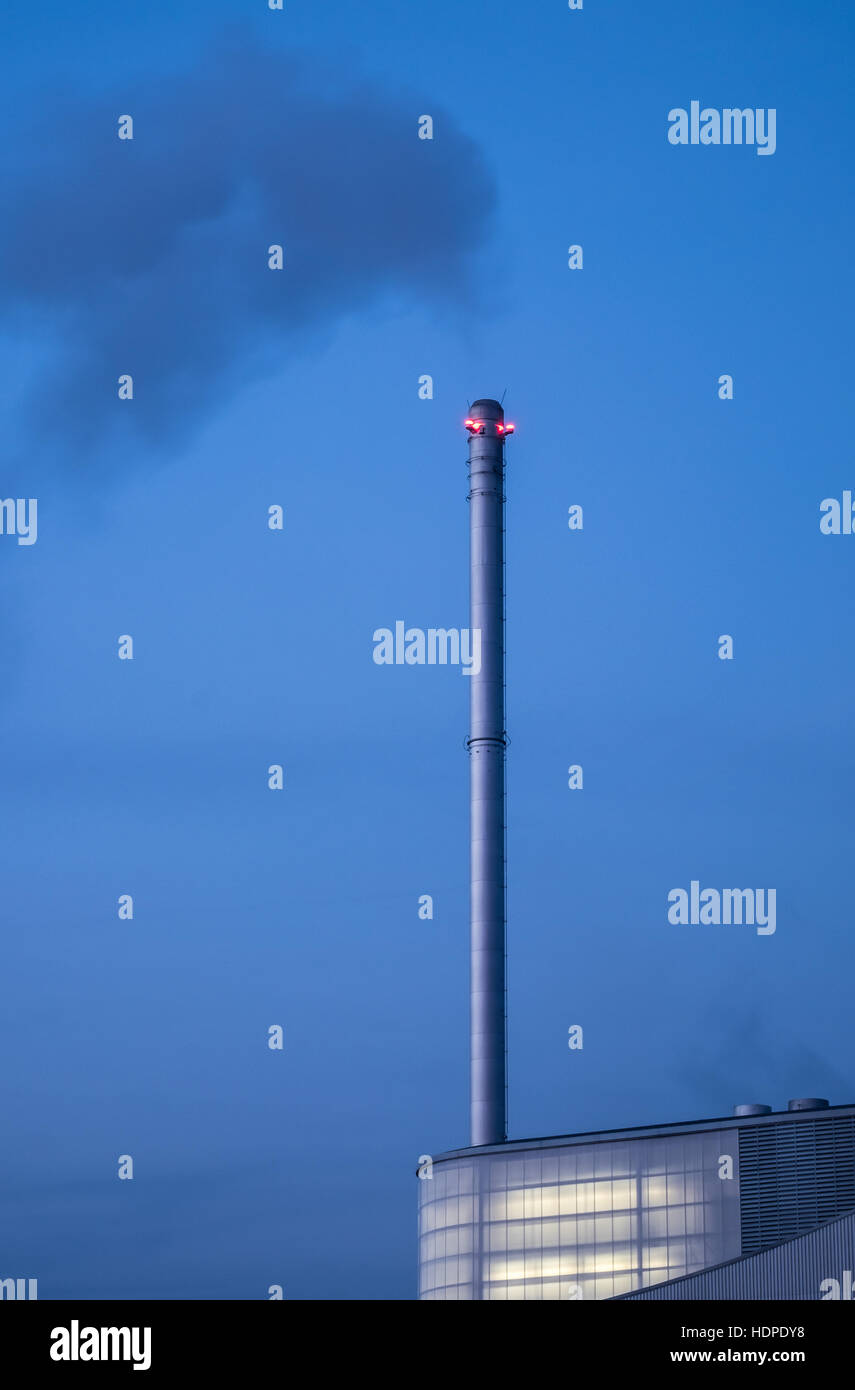 Waste incinerator chimney hi-res stock photography and images - Alamy
