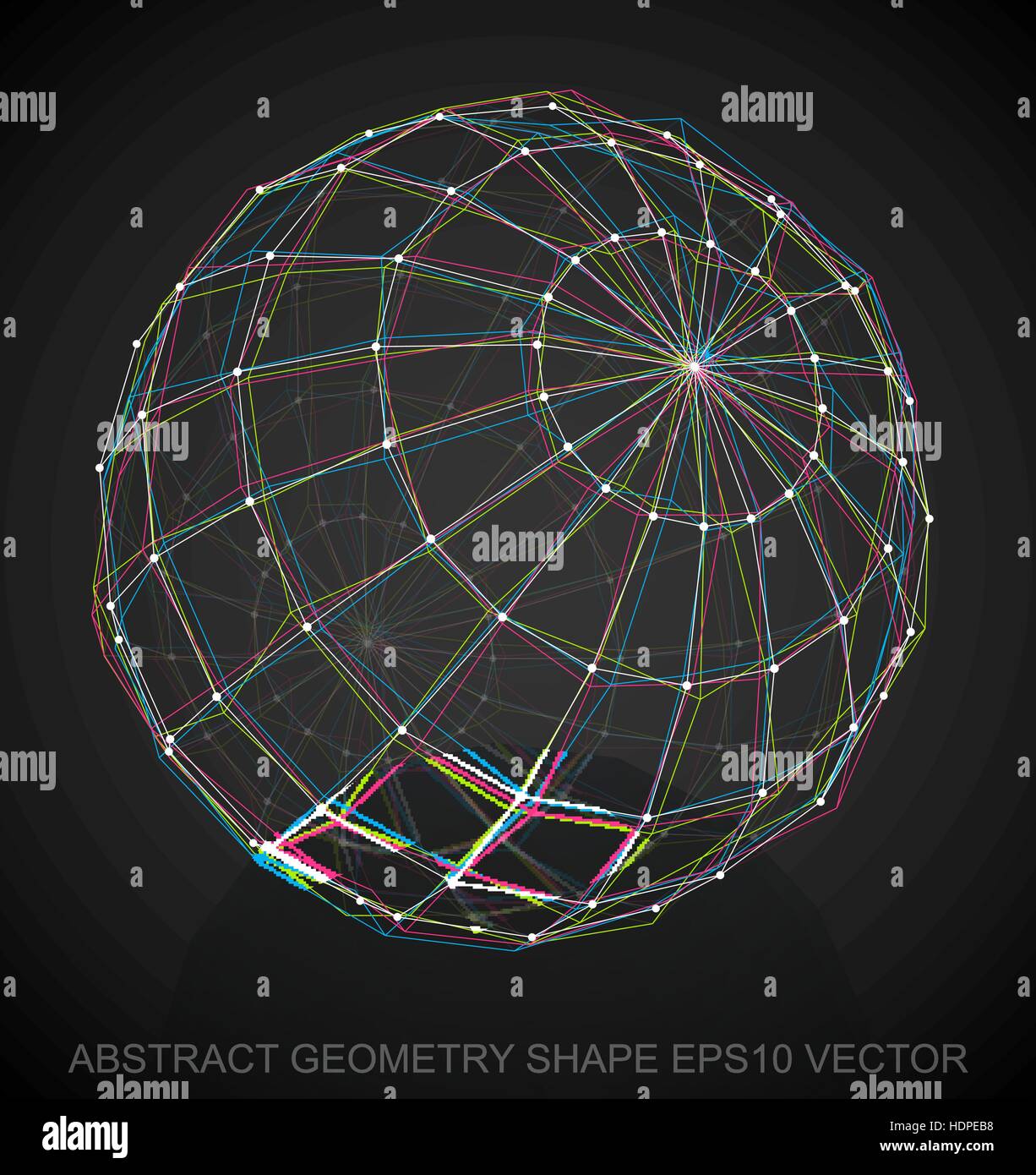 Fractal sphere Stock Vector Images - Alamy