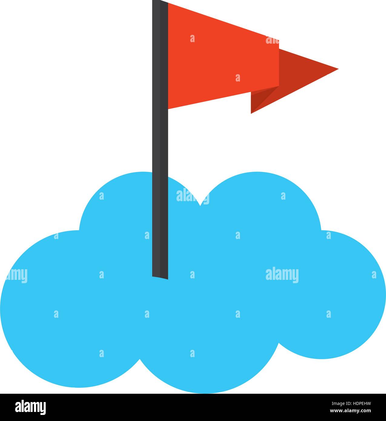 isolated pennant flag Stock Vector Image & Art - Alamy