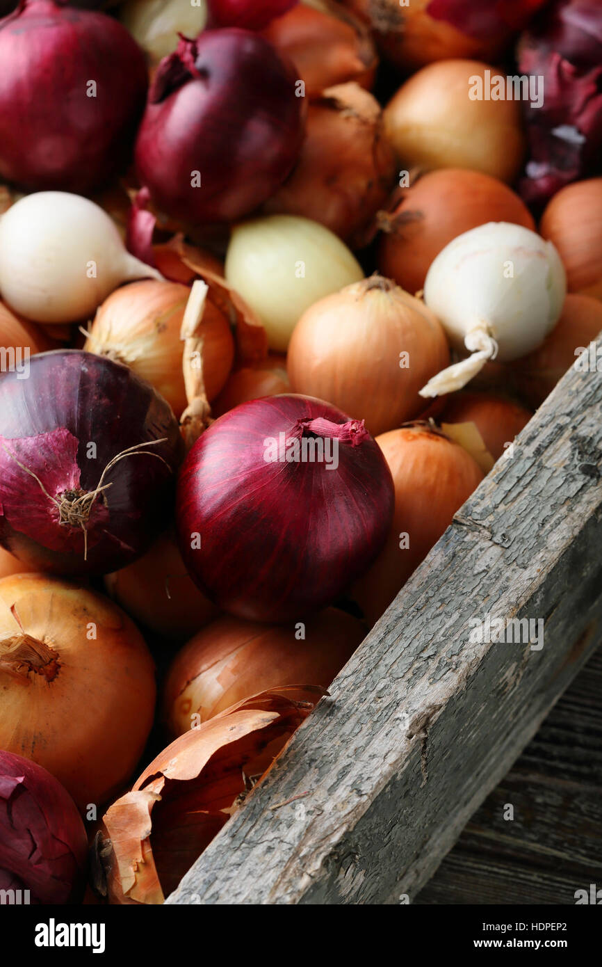 Crate of onions hi-res stock photography and images - Alamy