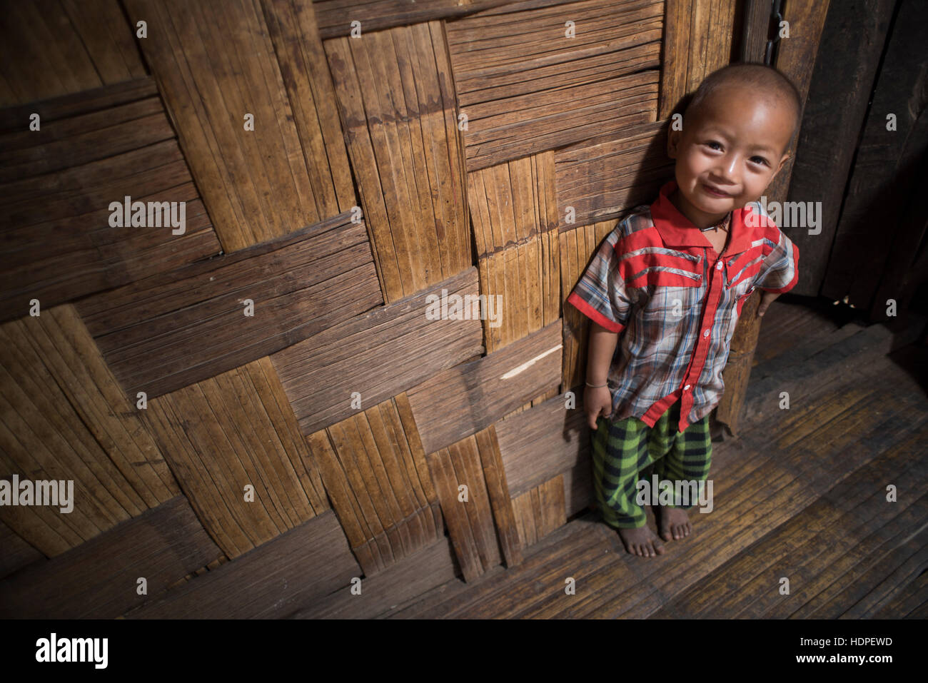 Kayah tribe boy, Kayah State, Myanmar Stock Photo - Alamy