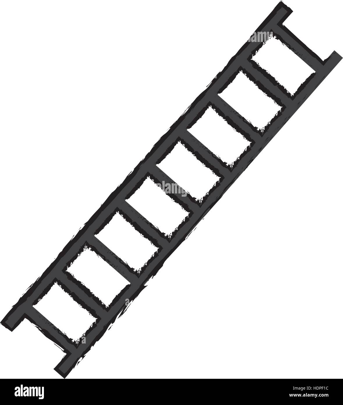 Metal ladder steps Stock Vector Images - Alamy