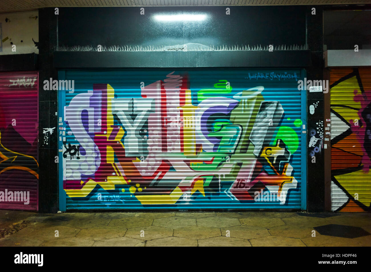 Graffiti in Croydon Stock Photo - Alamy