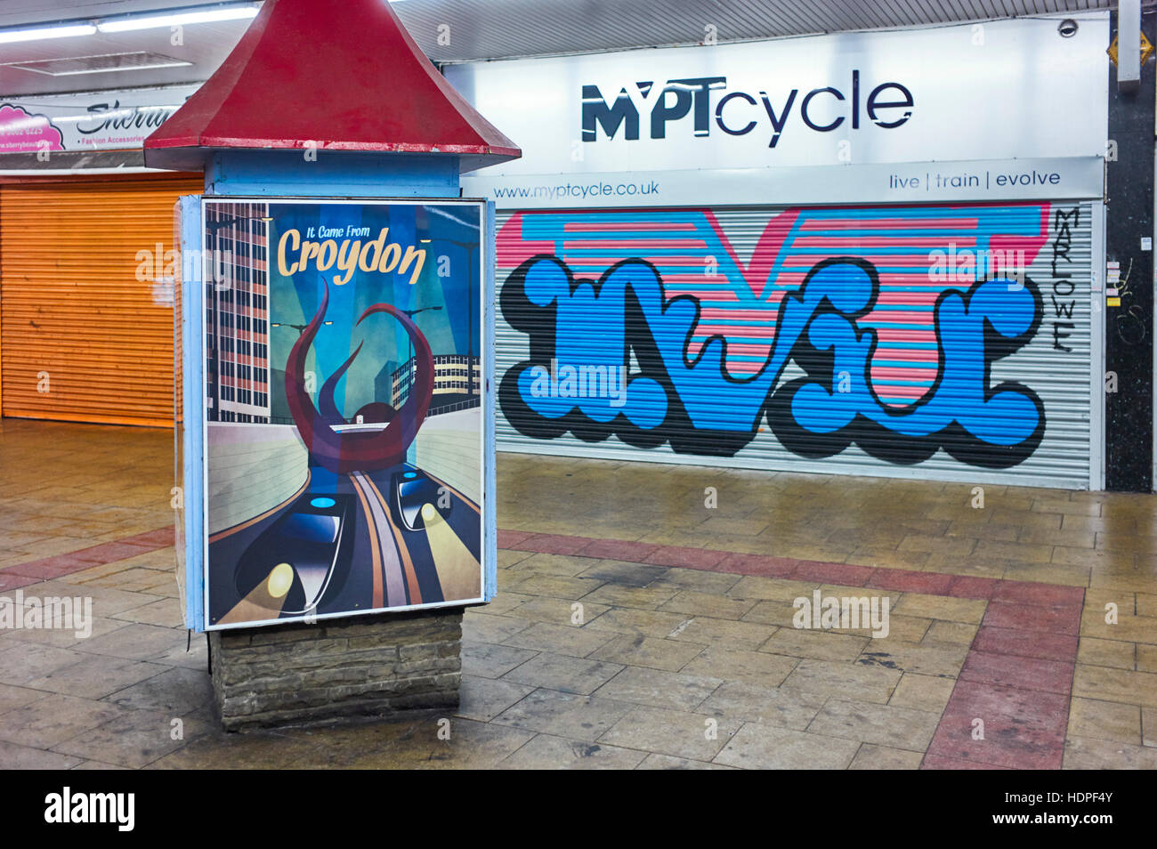 Graffiti in Croydon Stock Photo - Alamy