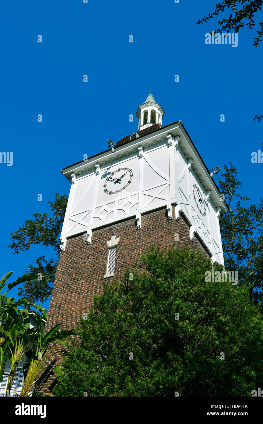 Clock tower in Tampa, Florida Stock Photo - Alamy