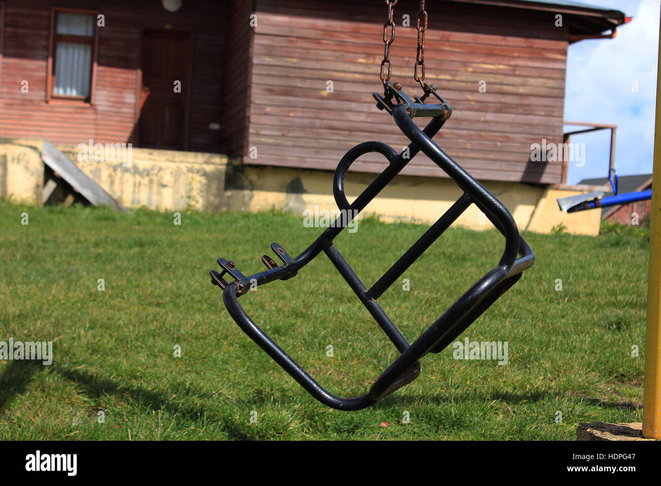 Broken swing hi-res stock photography and images - Alamy