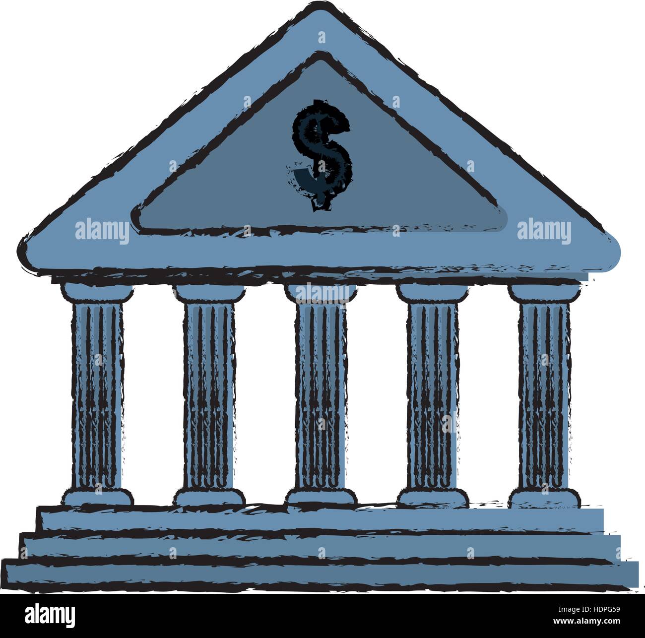 Bank building symbol Stock Vector Image & Art - Alamy