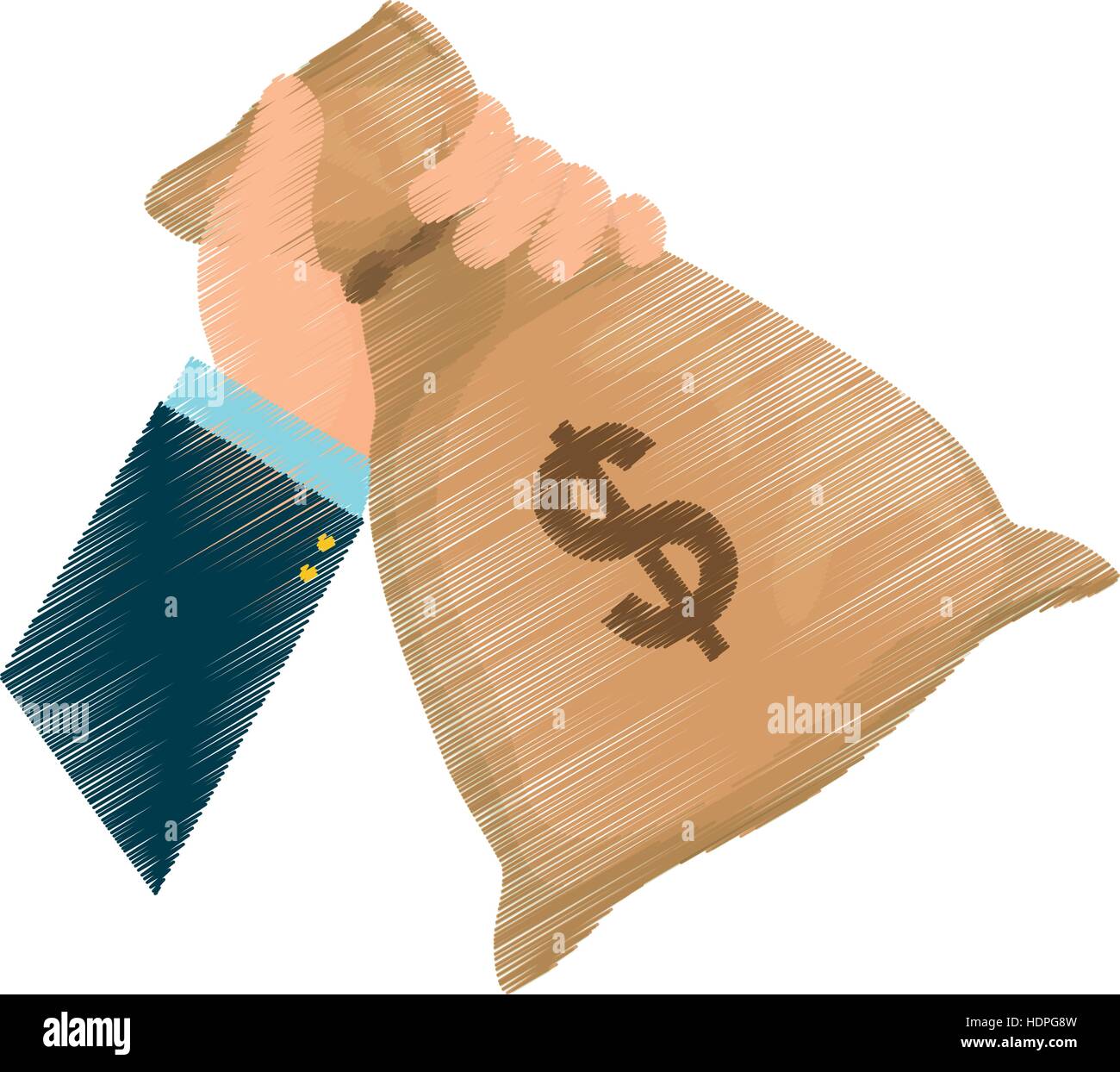 Bag of money Stock Vector Image & Art - Alamy