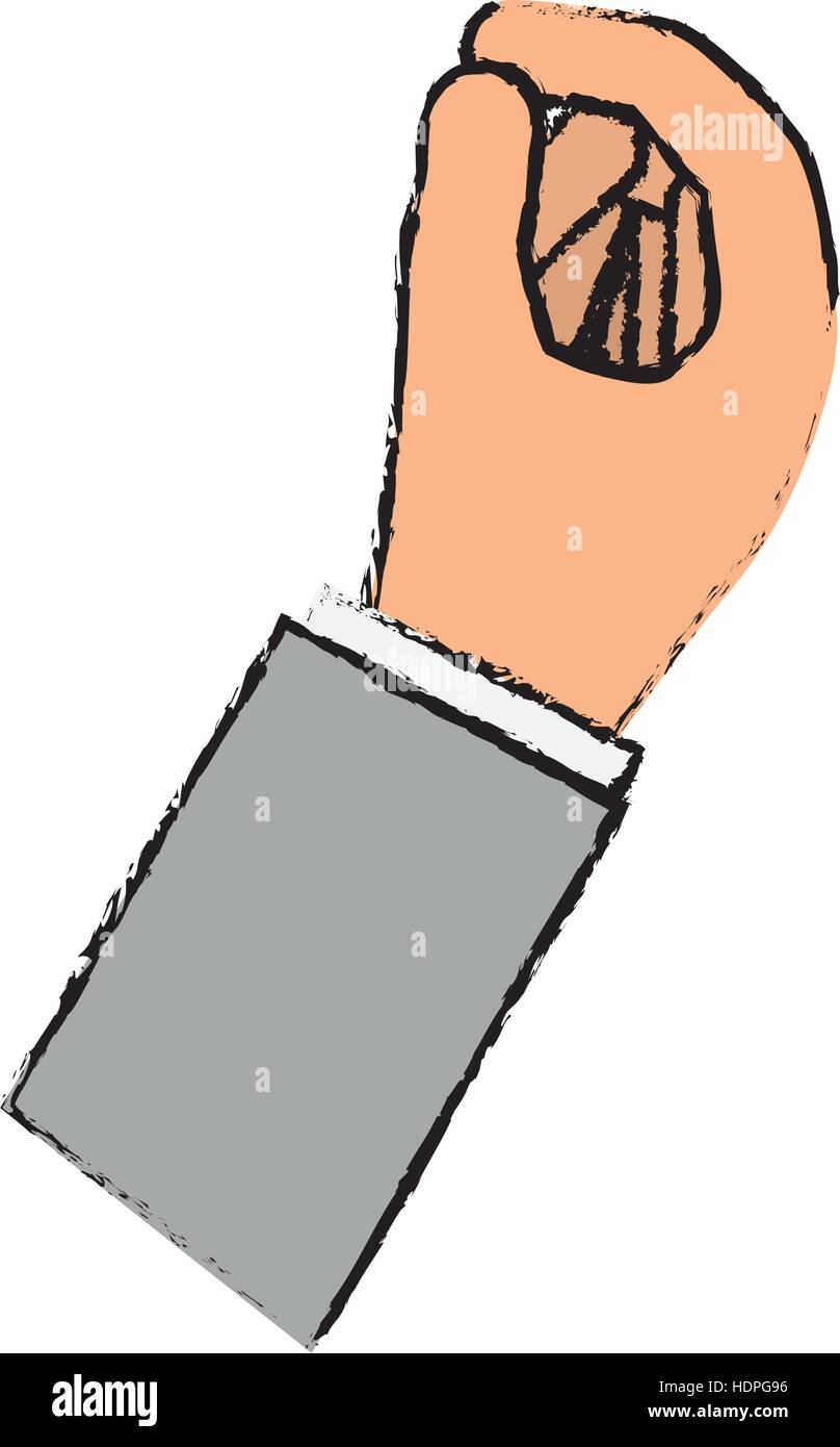 Hand businessman holding something Stock Vector Images - Alamy