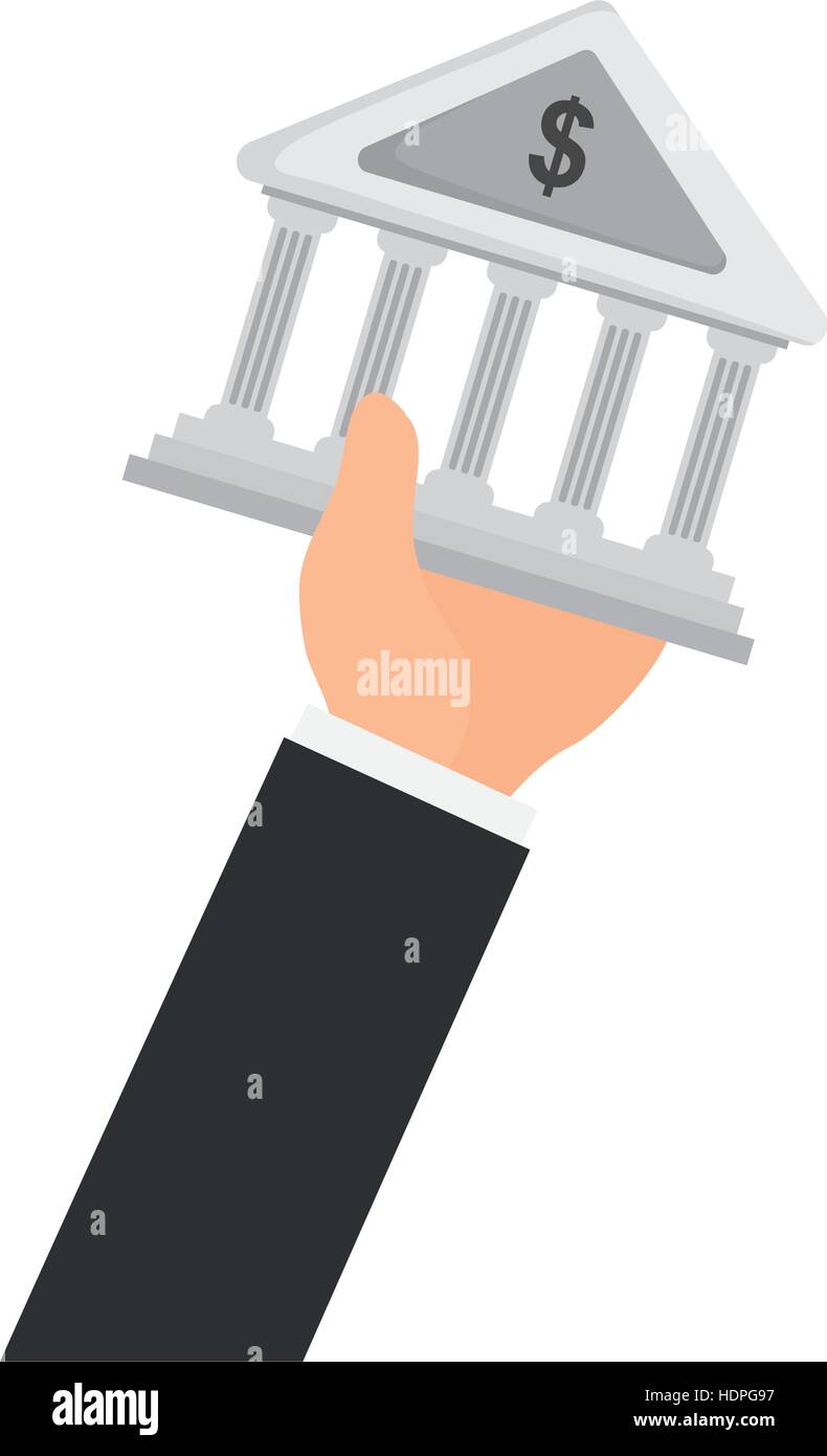 Bank building symbol Stock Vector Image & Art - Alamy