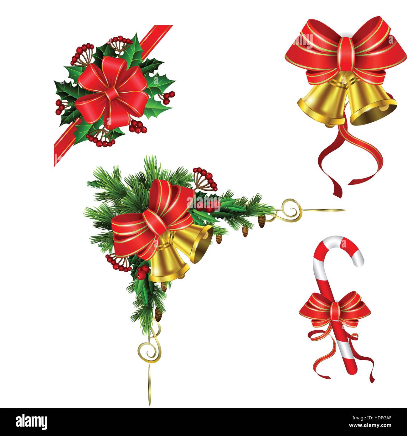 Holly berries cutout Stock Vector Images - Alamy