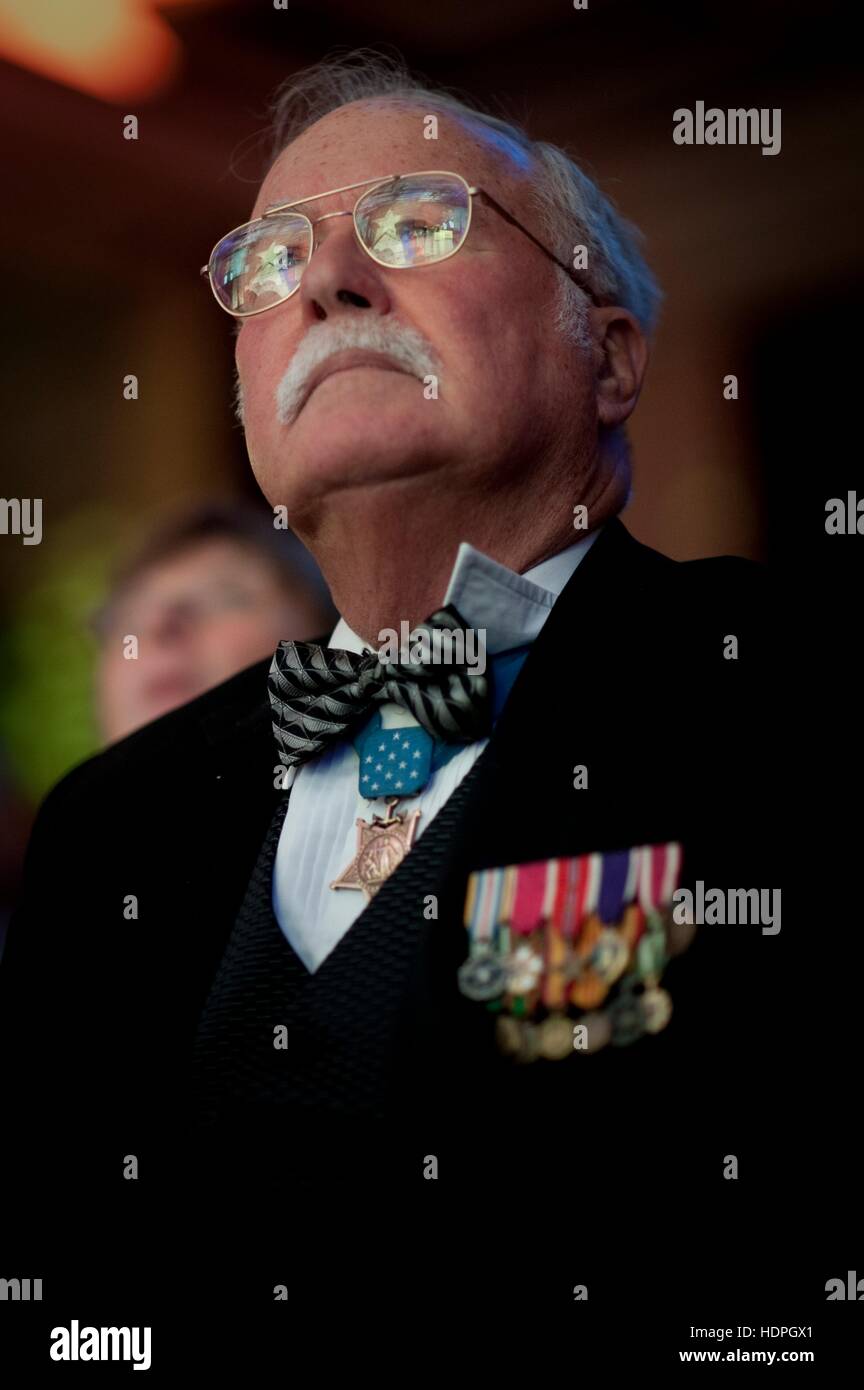 U.S. Marine Corps officer and Medal of Honor recipient Barney Barnum ...