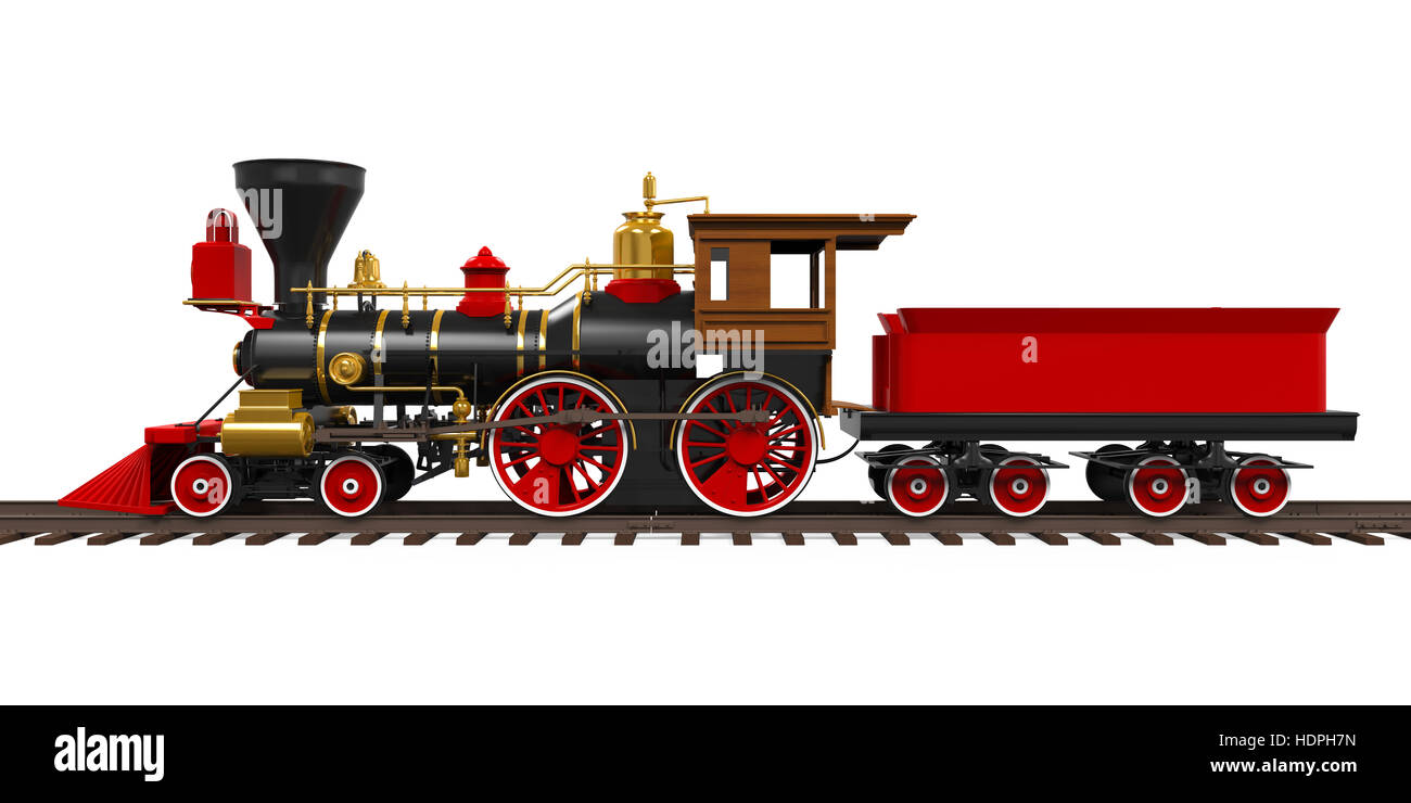 Historic railroad train station Cut Out Stock Images & Pictures - Alamy