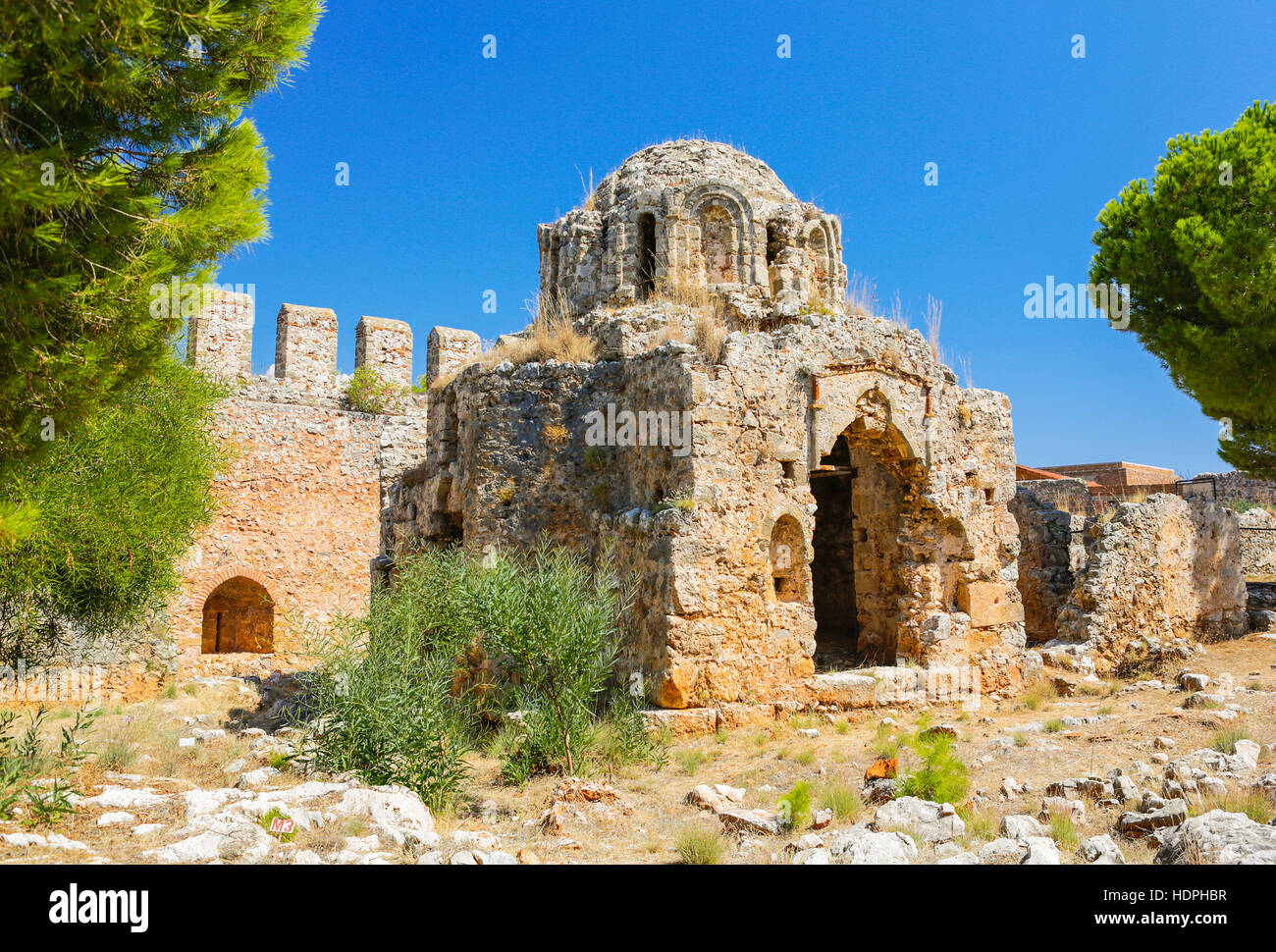 Byzantine church alanya castle alanya hi-res stock photography and ...