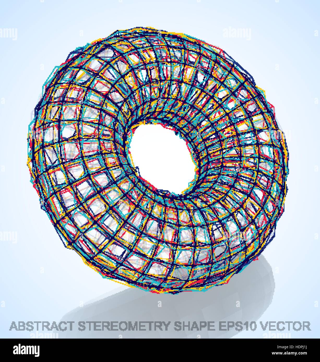 Blue white torus Stock Vector Images - Alamy