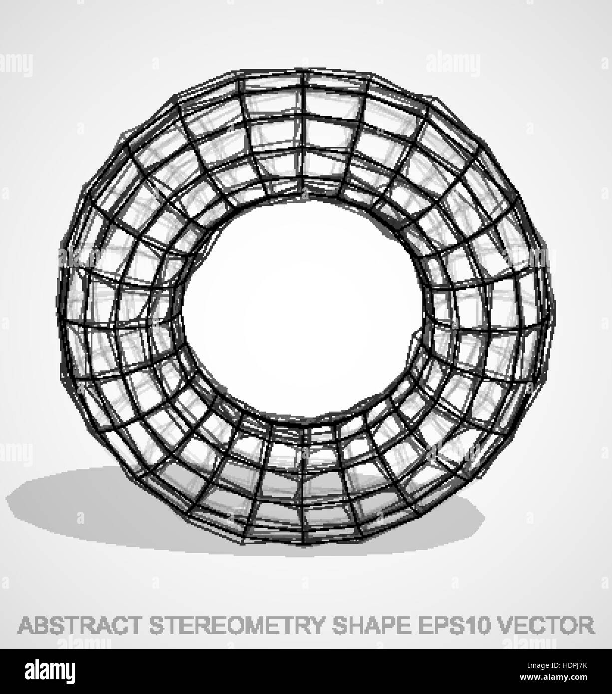 Mesh torus Stock Vector Images - Alamy
