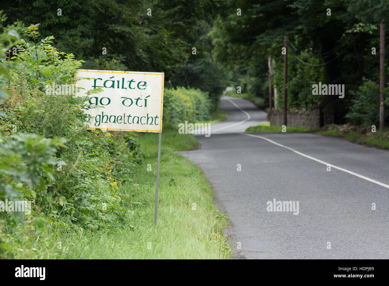 Welcome to the gaeltacht hi-res stock photography and images - Alamy